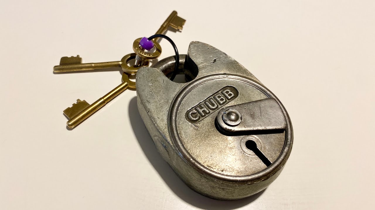 Chubb Battleship: 6 Lever Padlock Picked (LPU Purple Belt) - YouTube