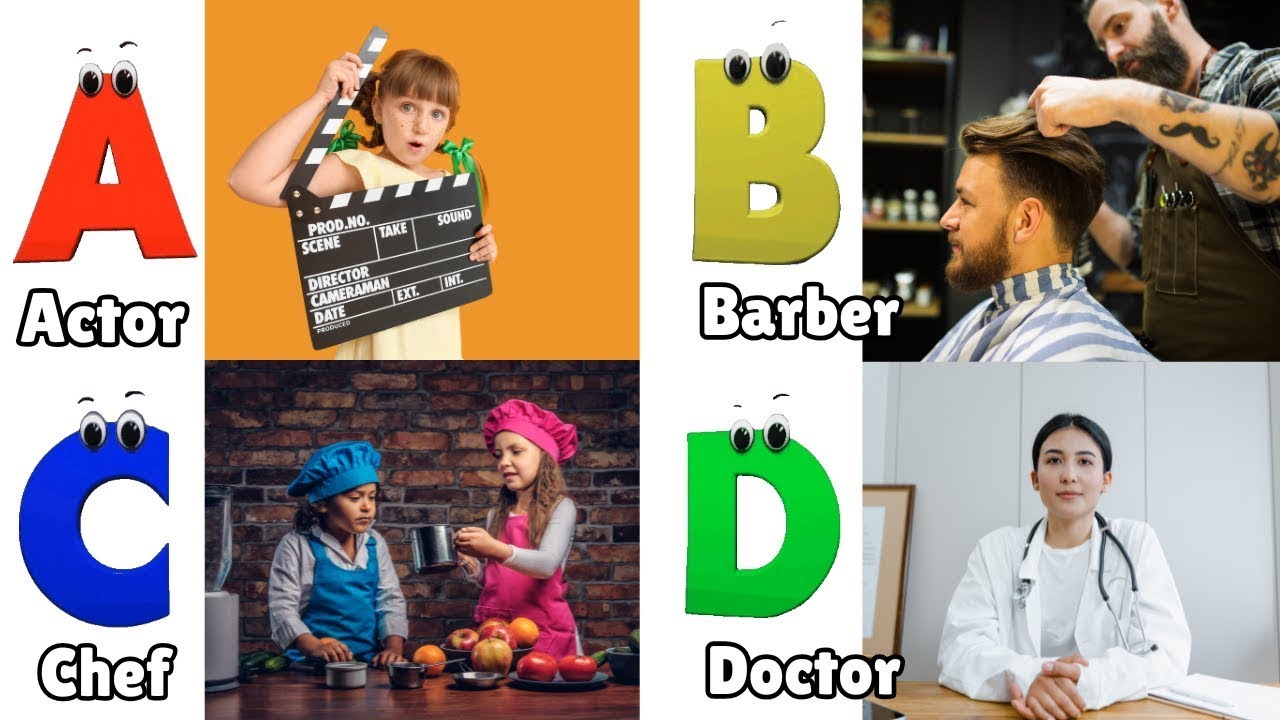Occupation Alphabet Song | Occupation ABC Song | Phonics for Kids ...