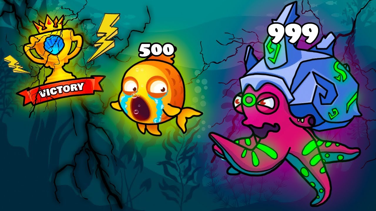 The Octopus Mini Games Boss, Rescue Fish | EAT FISH.IO - Gameplay ...