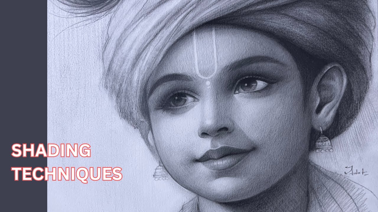 Shading Karne ka Simple Tareeka | Drawing Lord Krishna - YouTube