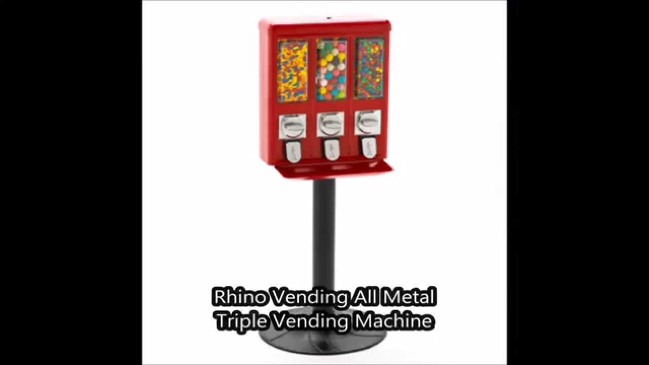Rhino Vending Gumball Machine Instruction Manuals - YouTube