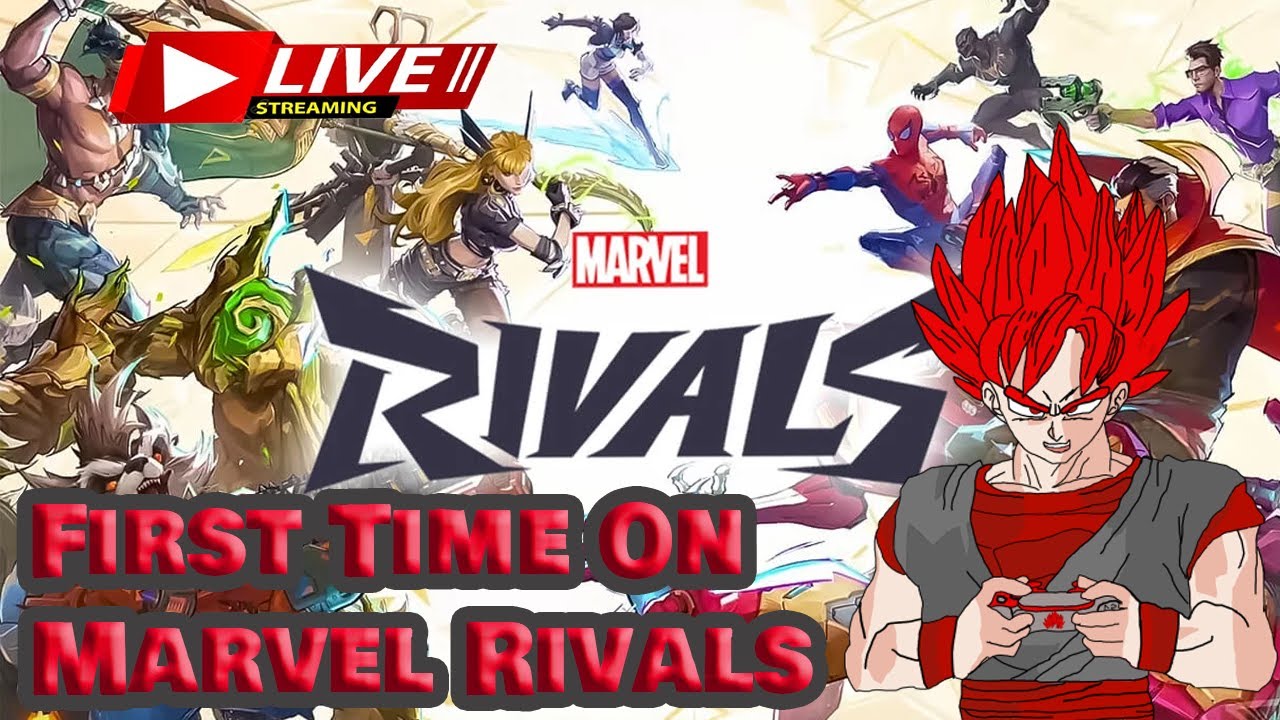 (LIVE Streaming And Gaming) First Time On Marvel Rivals - YouTube