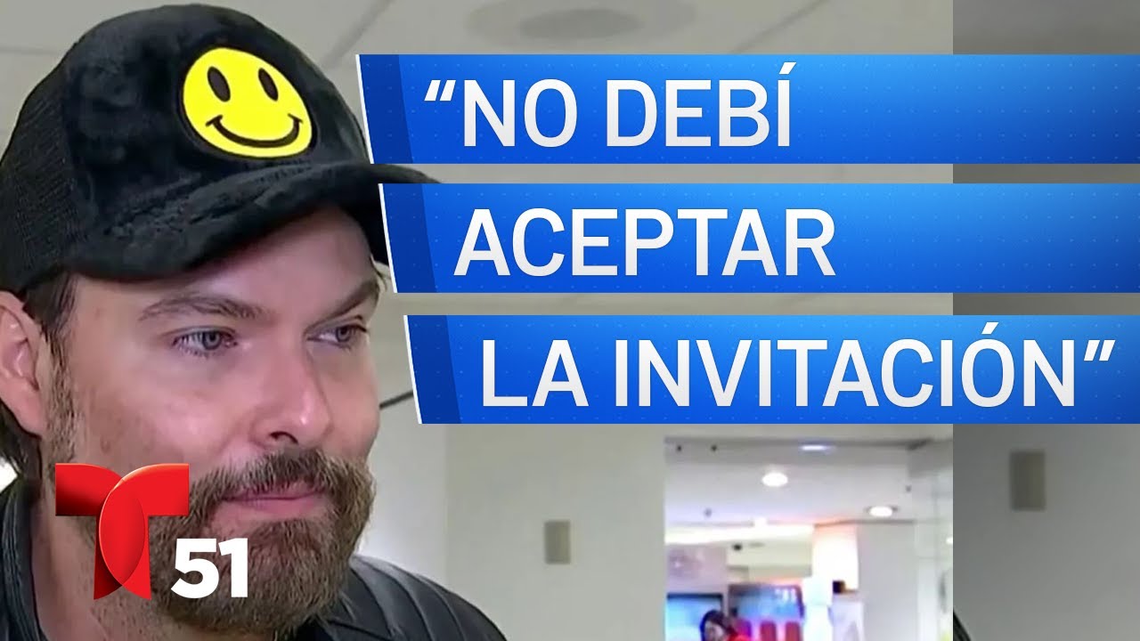 George Harris llega a Miami tras polémica en Viña del Mar - YouTube