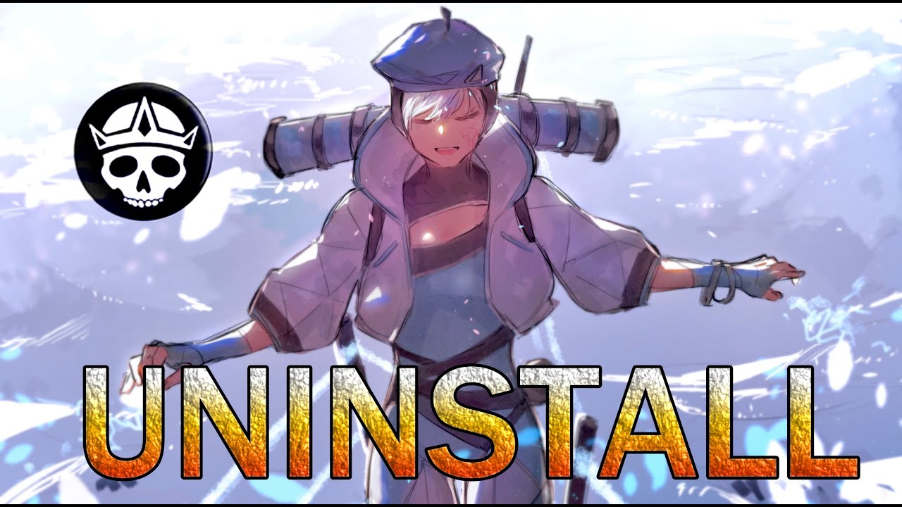 How to make a bald wraith streamer uninstall apex legends ! - YouTube