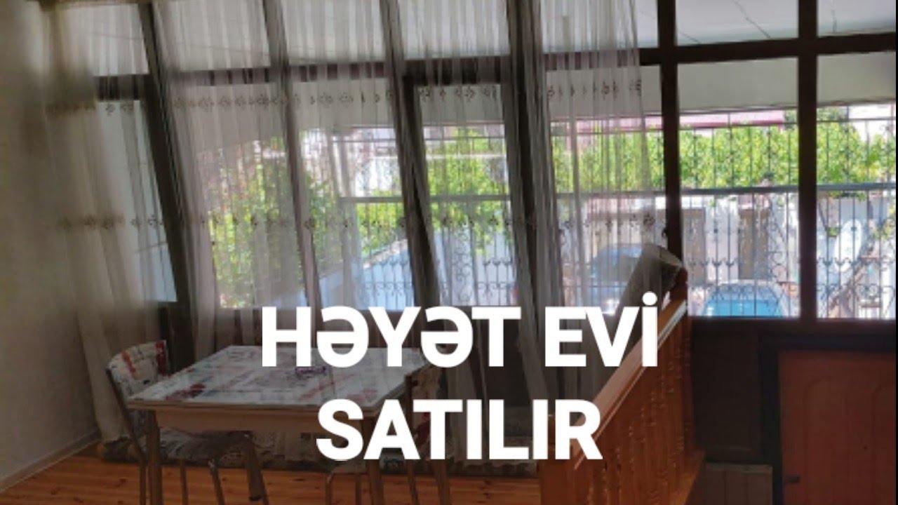 ELIMYANDI HEYET EVI SATILIR 175 000 AZN H.ELYEV MESCIDININ YANI - YouTube