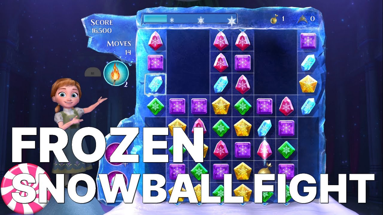 Frozen Free Fall: Snowball Fight - YouTube