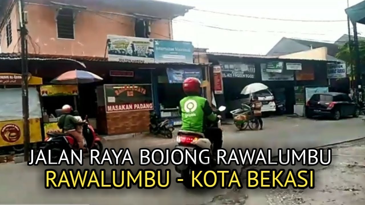 SUASANA JALAN RAYA DESA BOJONG RAWALUMBU KEC RAWALUMBU KOTA BEKASI ...