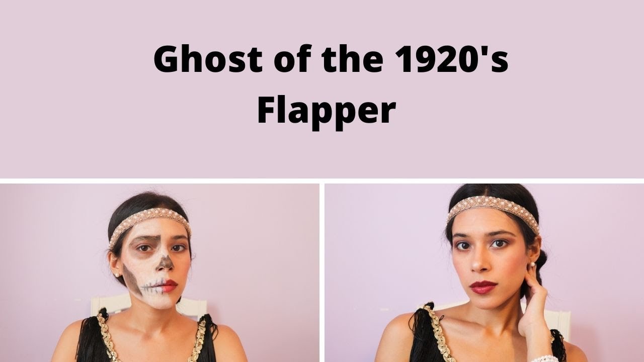Halloween Flapper Look with a Skeleton Twist (Part 2 of Flapper Look ...