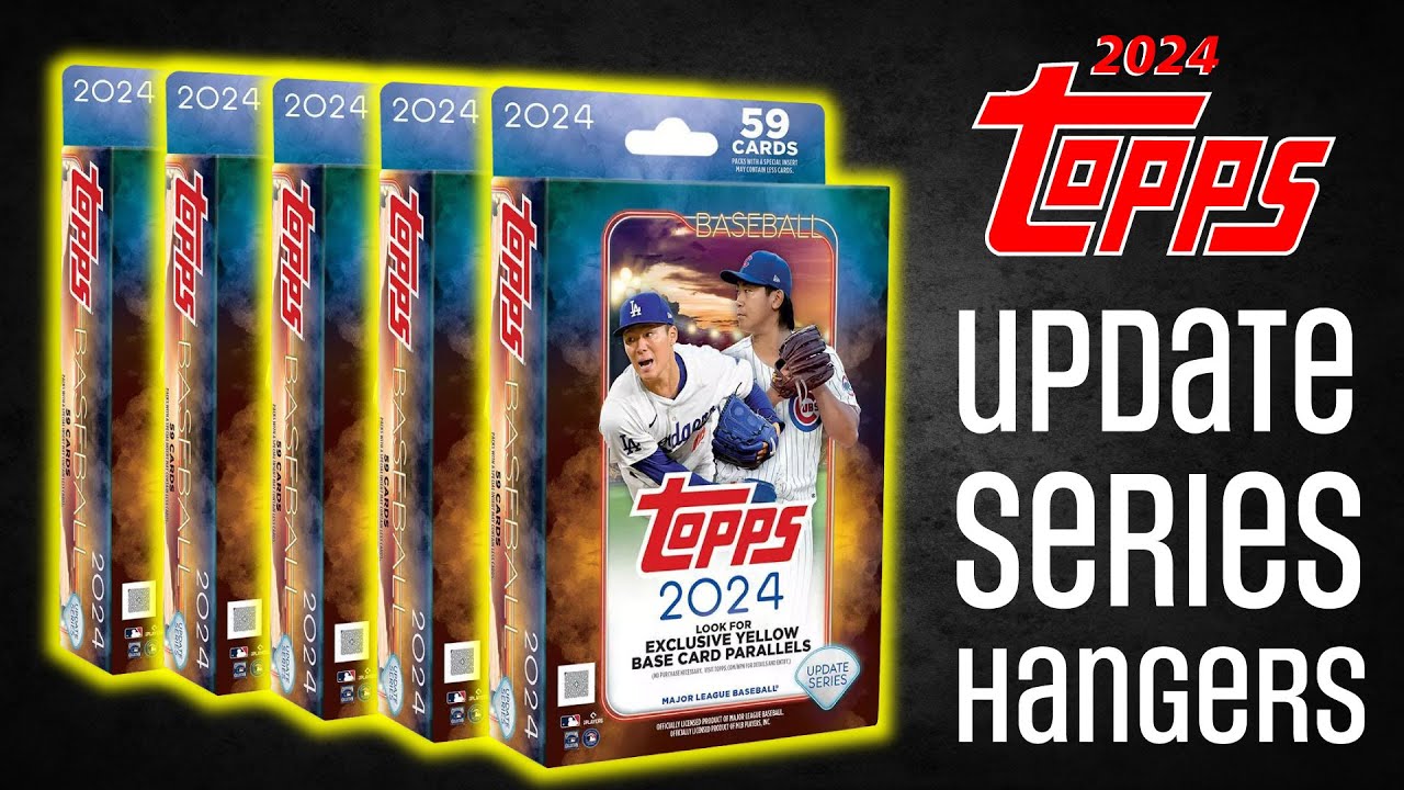 Opening (6) 2024 Topps Update Series Baseball Hangers - YouTube