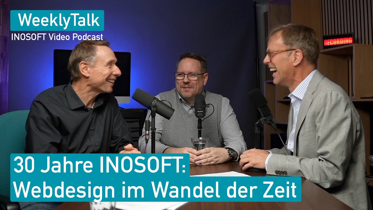 30 Jahre INOSOFT: Webdesign im Wandel der Zeit - WeeklyTalk - YouTube