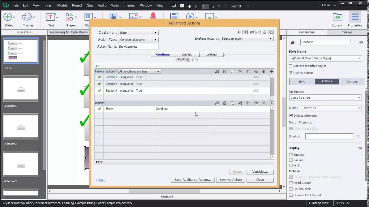 Part 7 - Show the Continue Button - YouTube