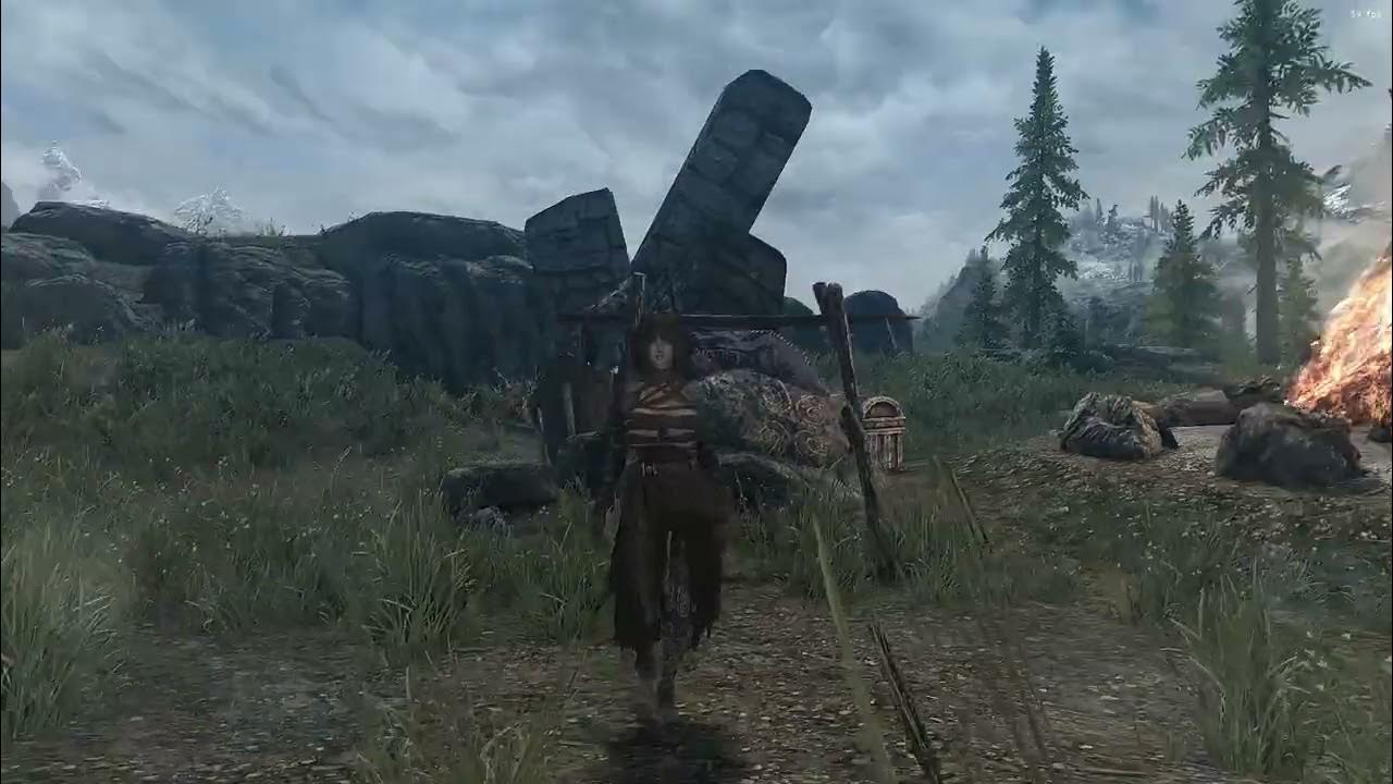 Skyrim Se Rbs Set N7 Skirt Smp Test Youtube