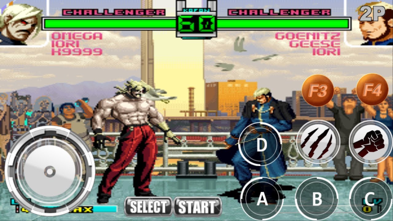 KOF 2002 ÔMEGA VERCION PS2 CON PERSONAJES OCULTOS DESBLOQUEADOS - YouTube