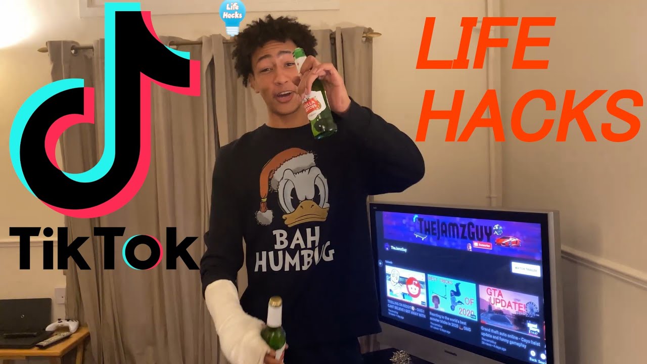 BEST TIK TOK LIFE HACKS OF 2020 - TheJamzGuy way! (DRUNK) - YouTube