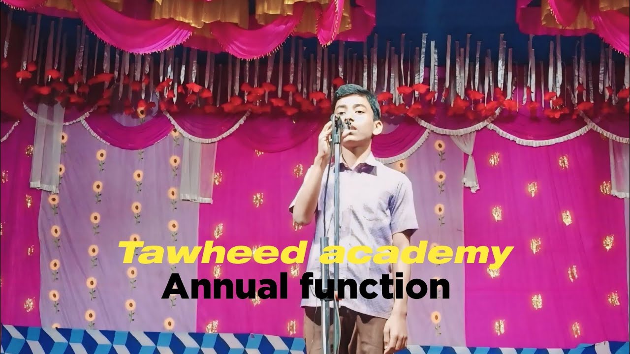 English Speech||annual function Tawheed academy jaykistopur - YouTube