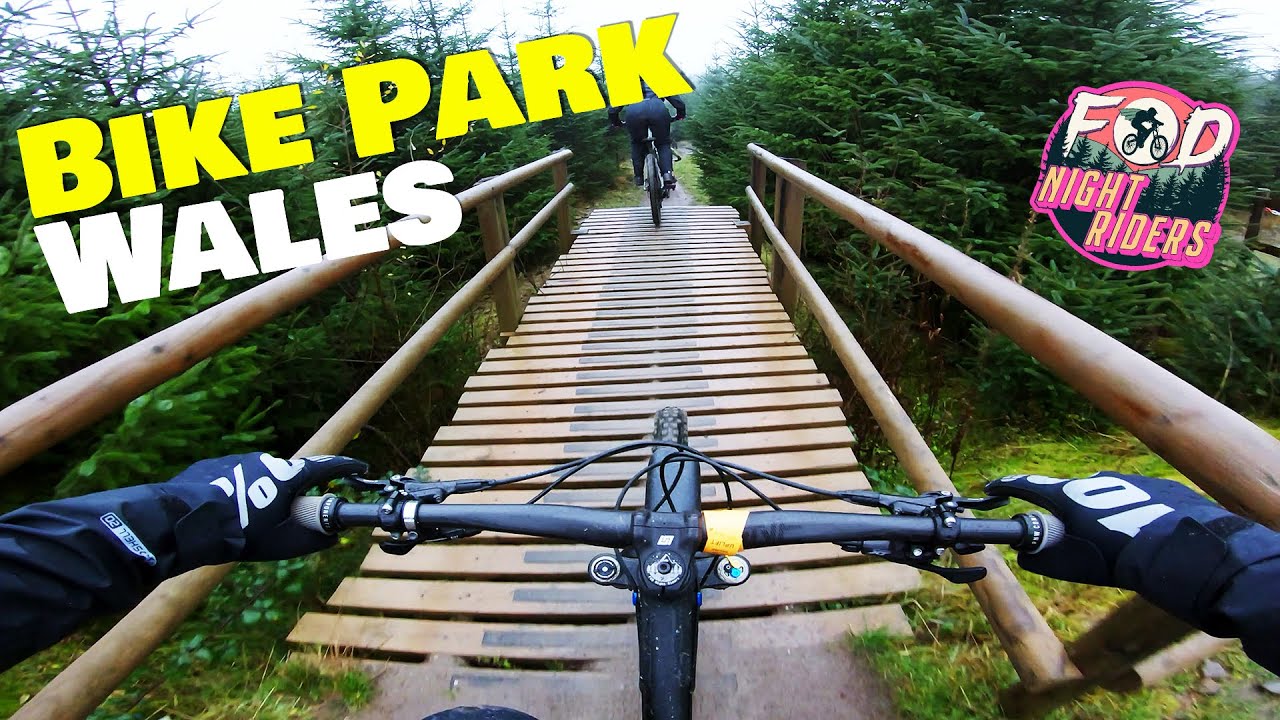 Bike Park Wales is awesome in the wet! | FOD Night Riders Xmas Social ...