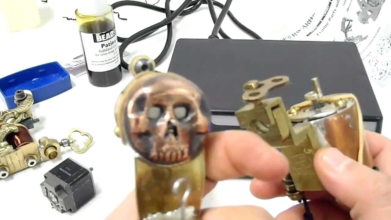 ROTARY TATTOO MACHINE TRYALS AND ERORS ON THE MAKING - YouTube