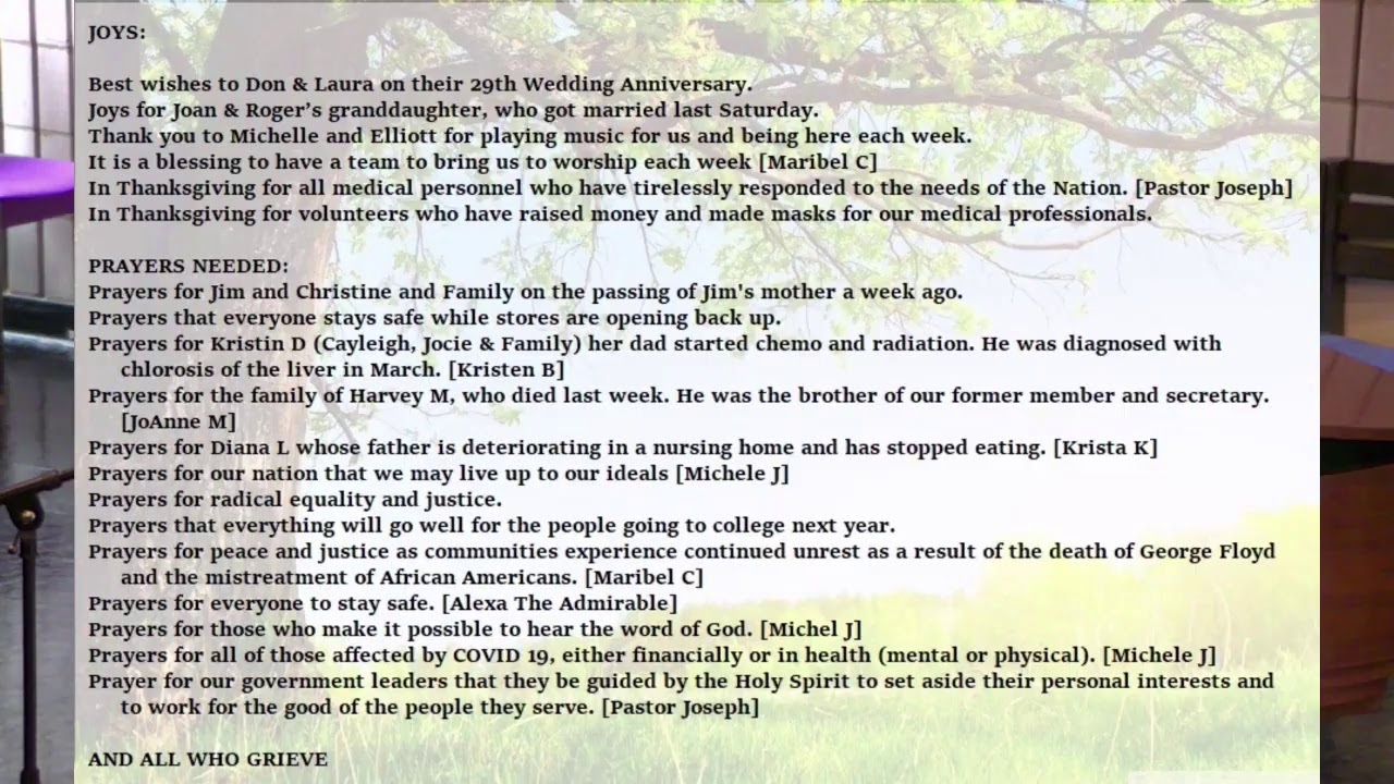 7-19-20 service - YouTube