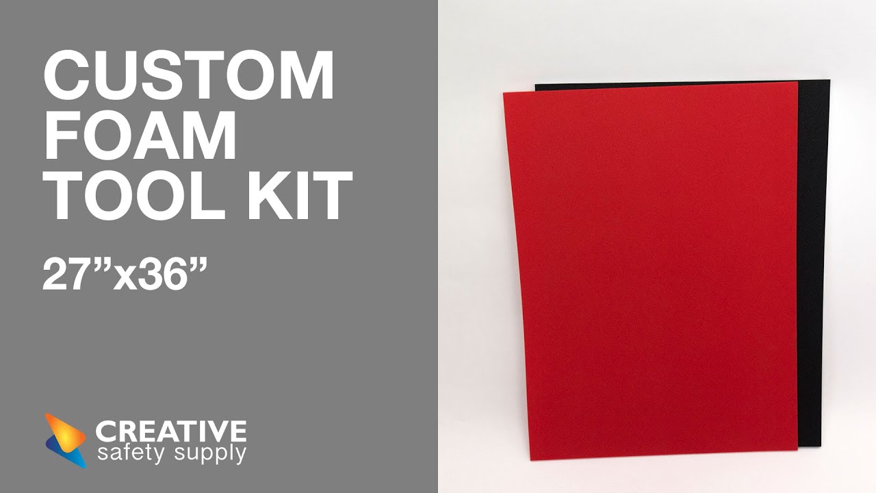 Foam Custom Tool Kits 27"x36" - Excellent 5S Toolbox Accessory - YouTube
