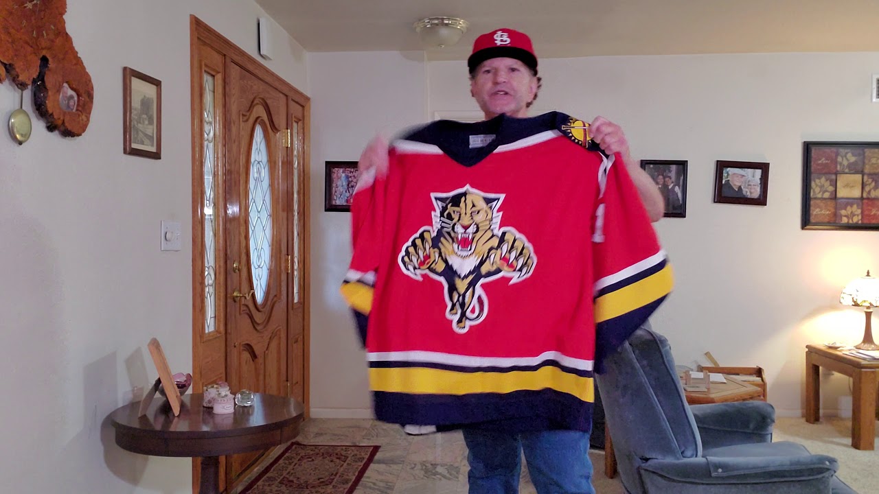 Bill Lindsay Panthers CCM On Ice Pro Jersey. In 4K - YouTube