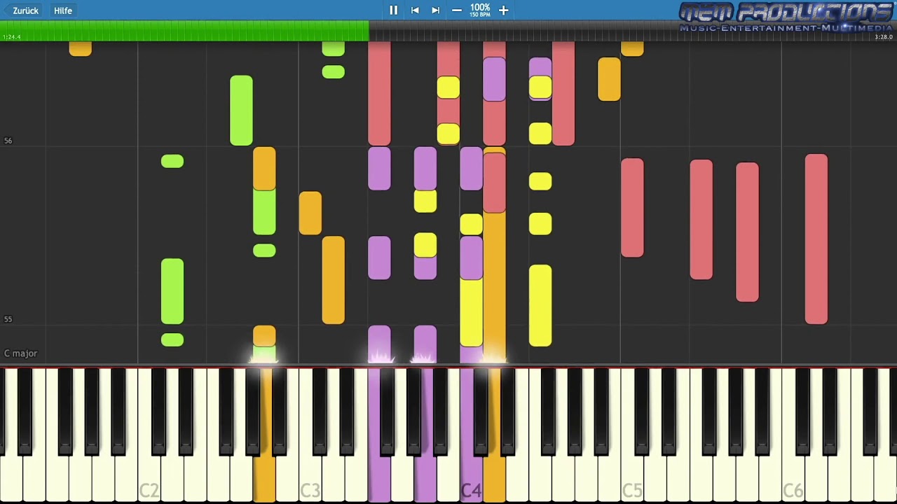 Keyboard / Piano Tutorial | Elvis Presley - Surrender - YouTube