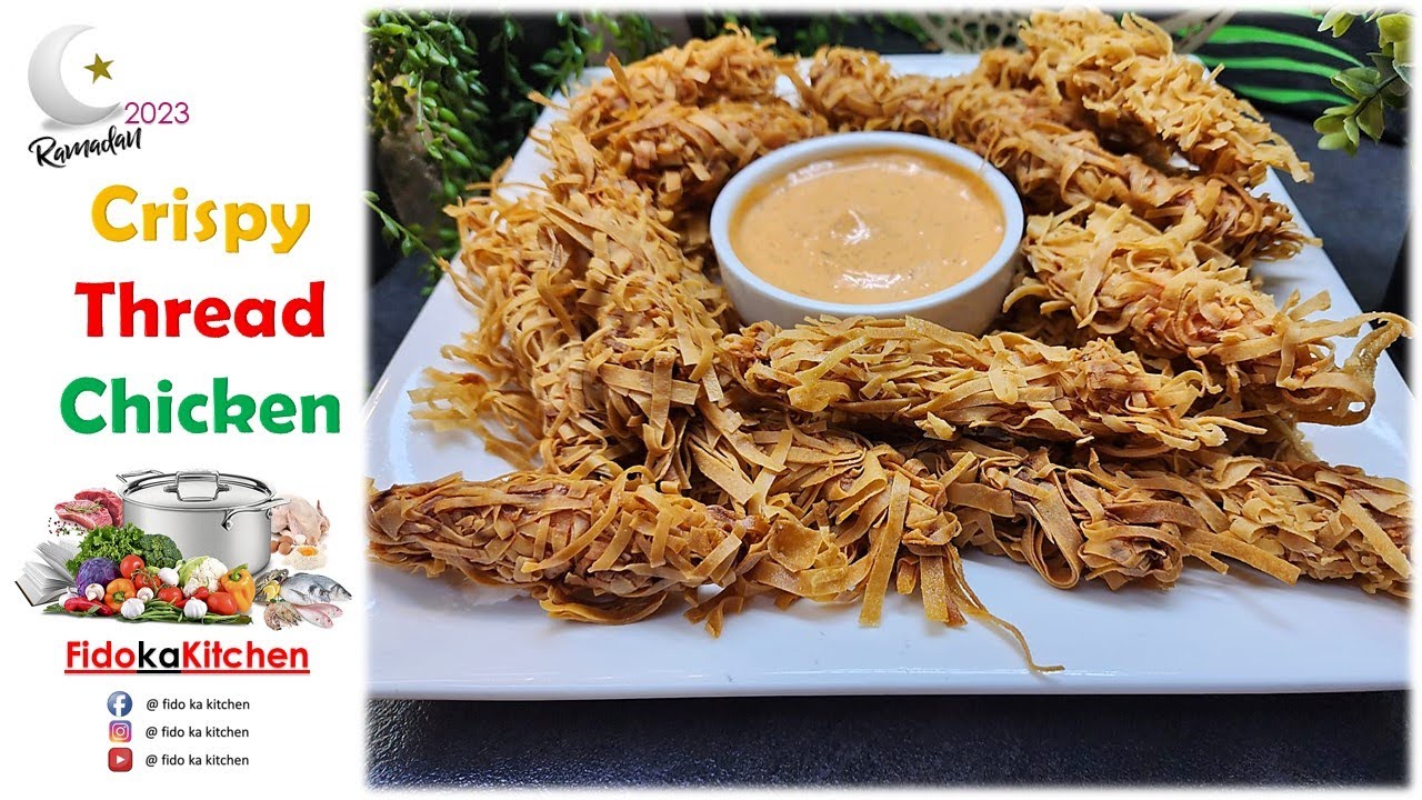 Delicious Crispy Thread Chicken Recipe ll Ramadan Special ll by fido ...