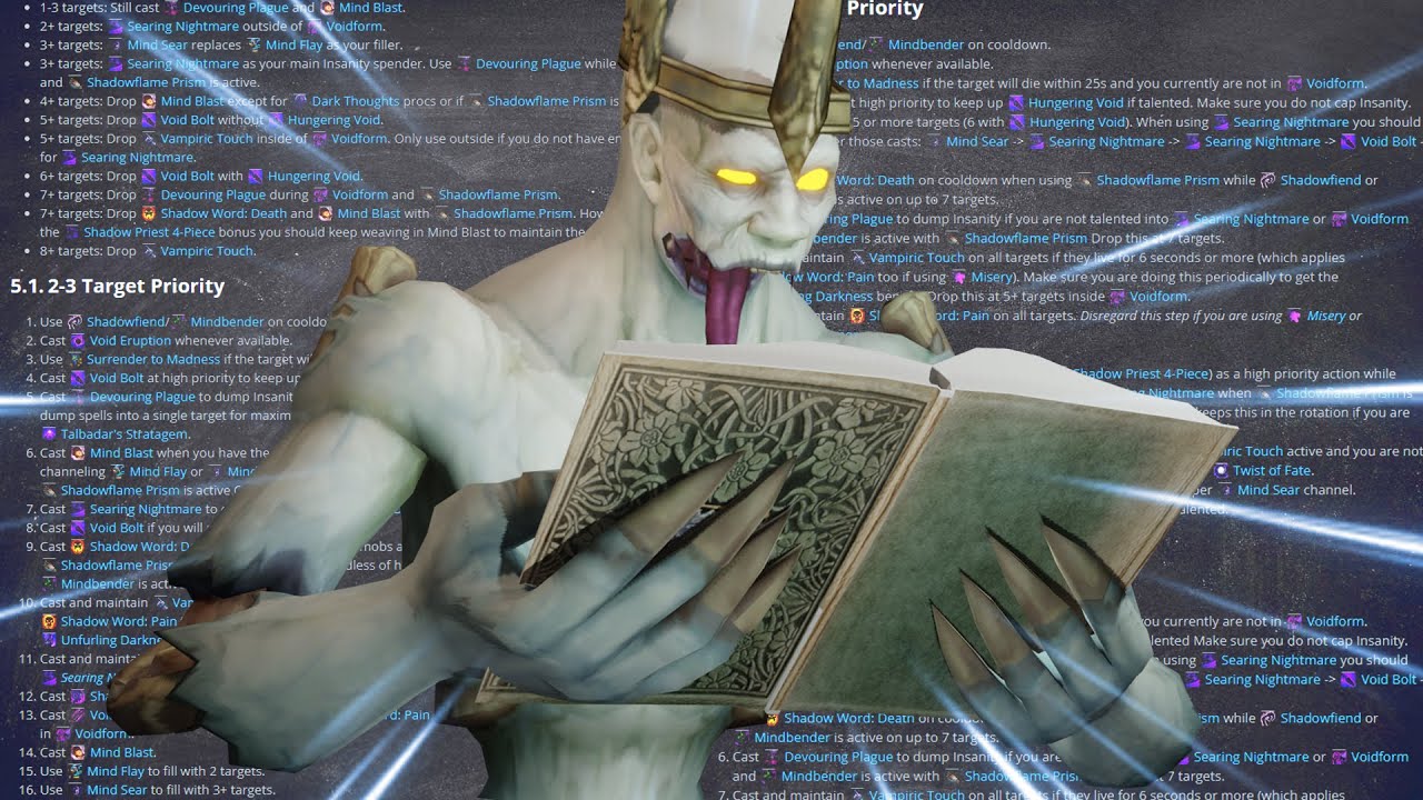 I Read a Shadow Priest Guide... - YouTube