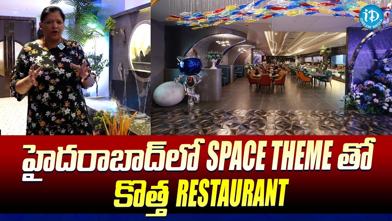 Space Theme Restaurant First Time in Our Hyderabad | Masterpiece ...