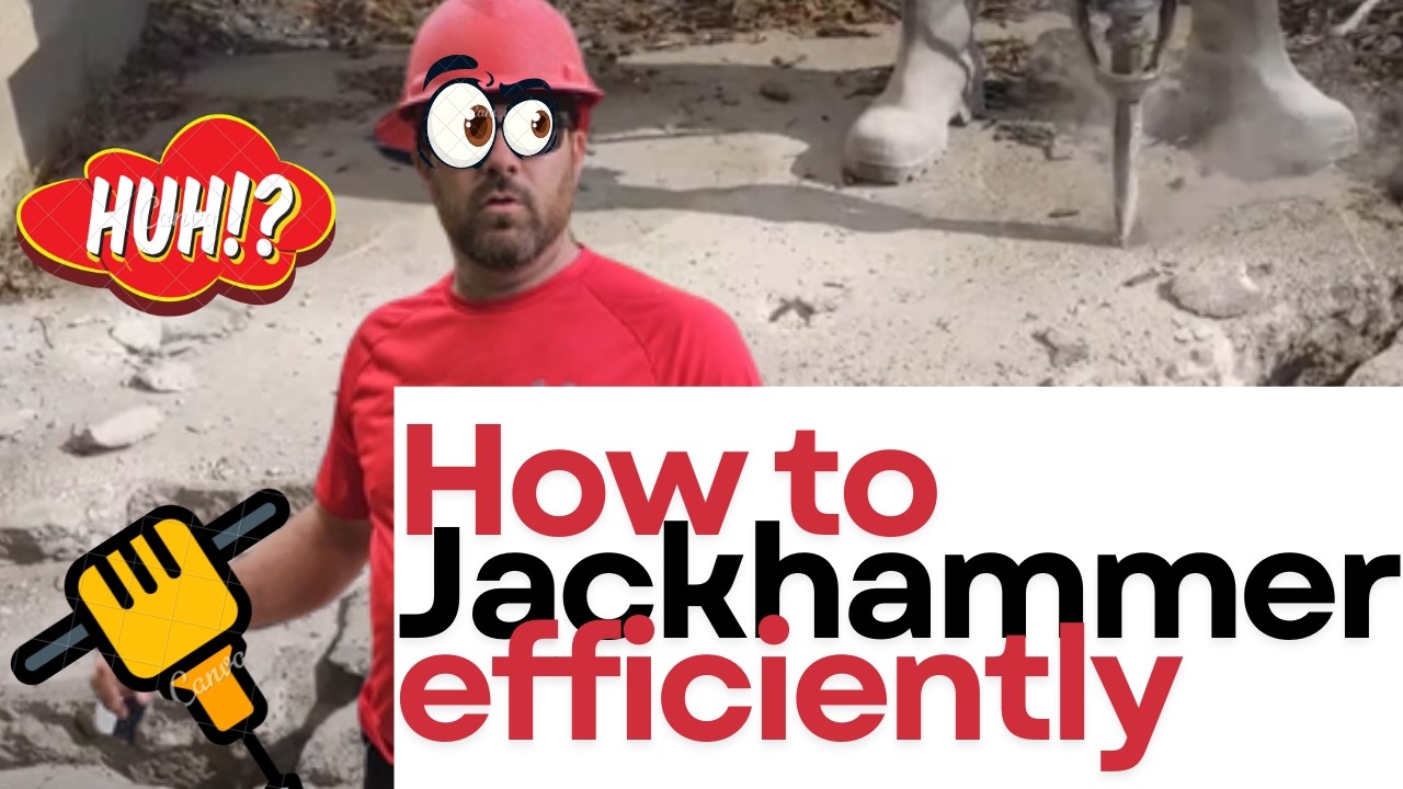 HOW TO JACKHAMMER STEPS EFFICIENTLY - YouTube