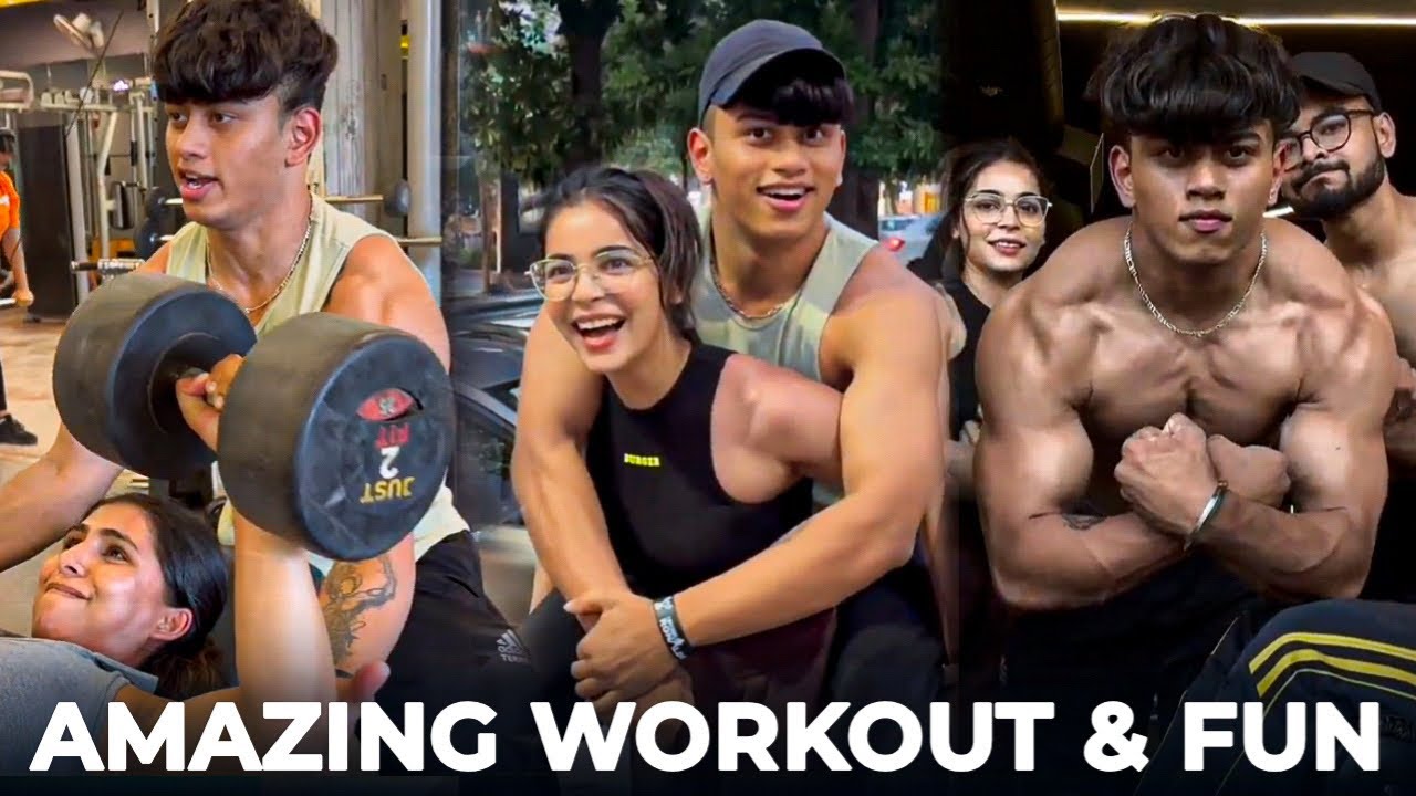//AMAZING WORKOUT😱AND FUN WITH DELHI GANG⚡️//WATCH TILL END 🚨 ~Aryan ...