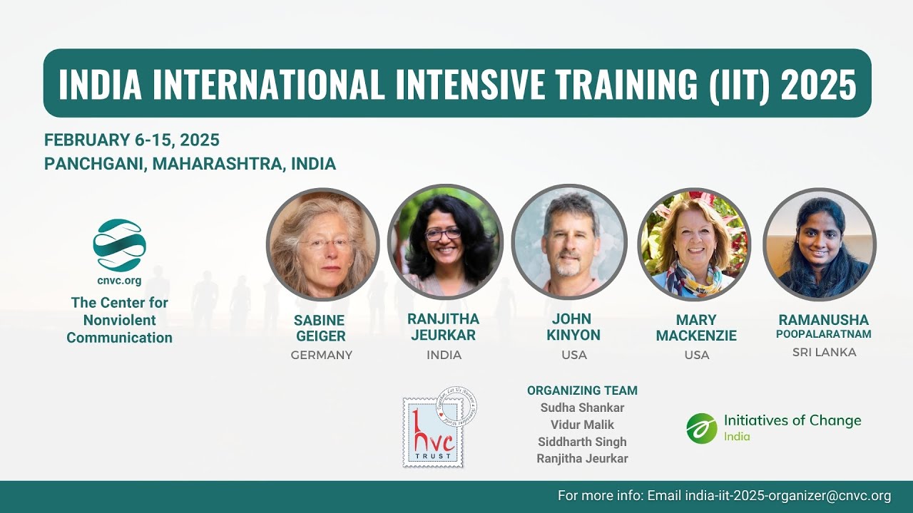 Meet India-2025 NVC International Intensive Training team! - YouTube