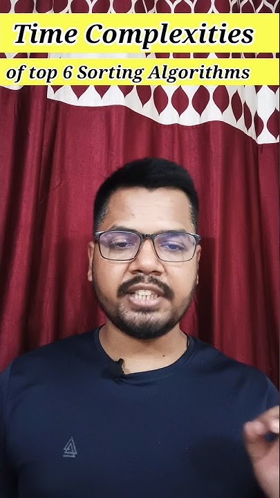 Time and Space Complexities of top 6 Sorting Algorithms #dsa #ytshorts #coding #sorting # ...