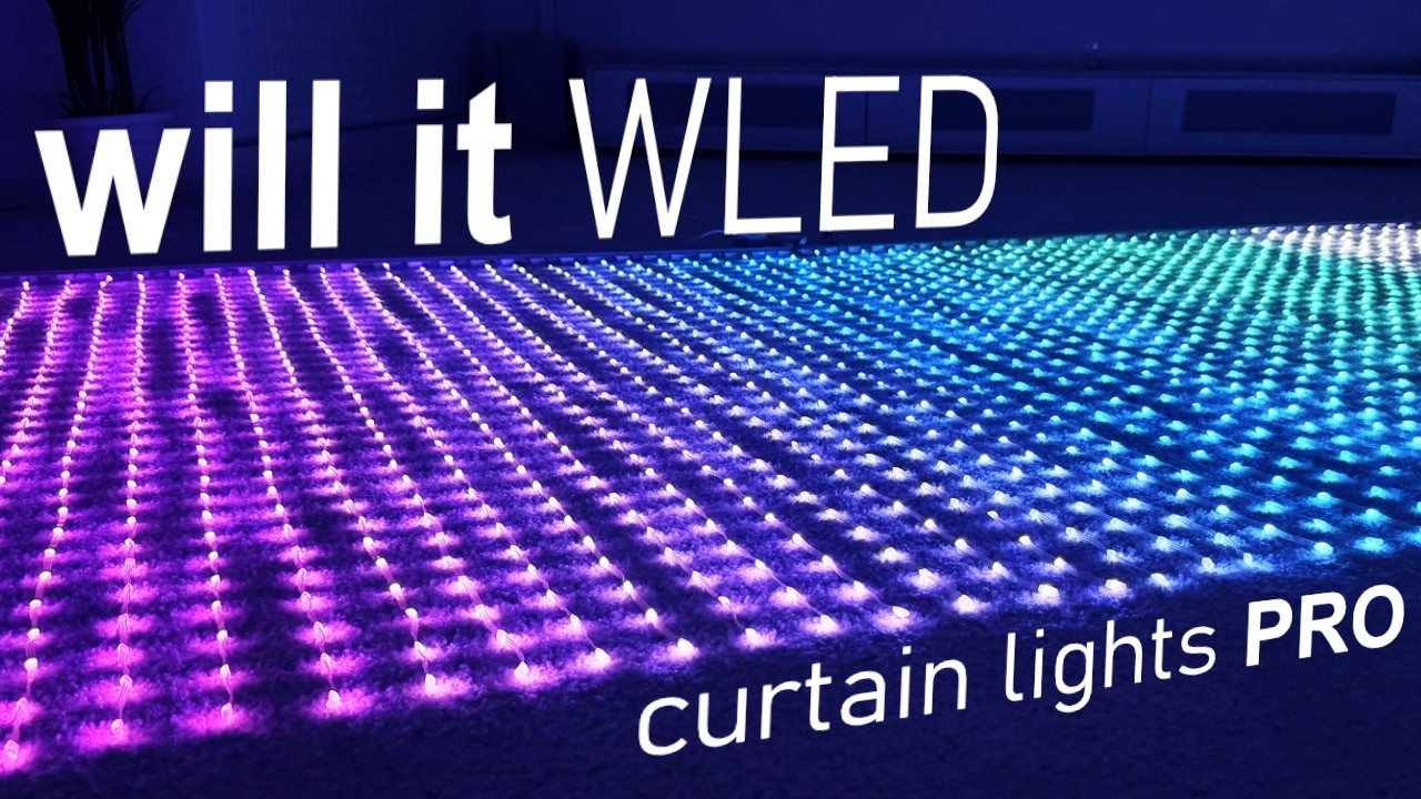 will it WLED - episode 9 (new Govee curtain lights PRO) - YouTube