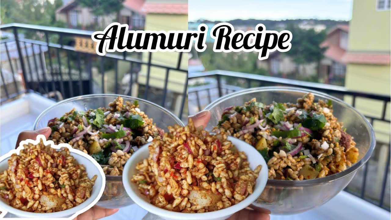 Alumuri Recipe || Bam alumuri ba khleh hi || Meghalaya famous street ...