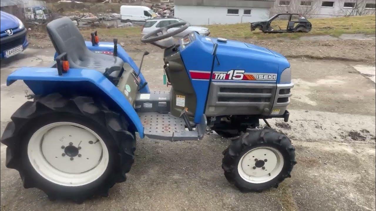 Japonský malotraktor Iseki TM15. - YouTube