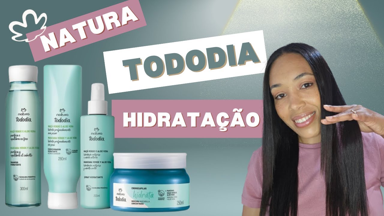 💦NATURA TODO DIA CABELOS HIDRATAÇÃO: MAÇÃ VERDE E ALOE VERA - YouTube