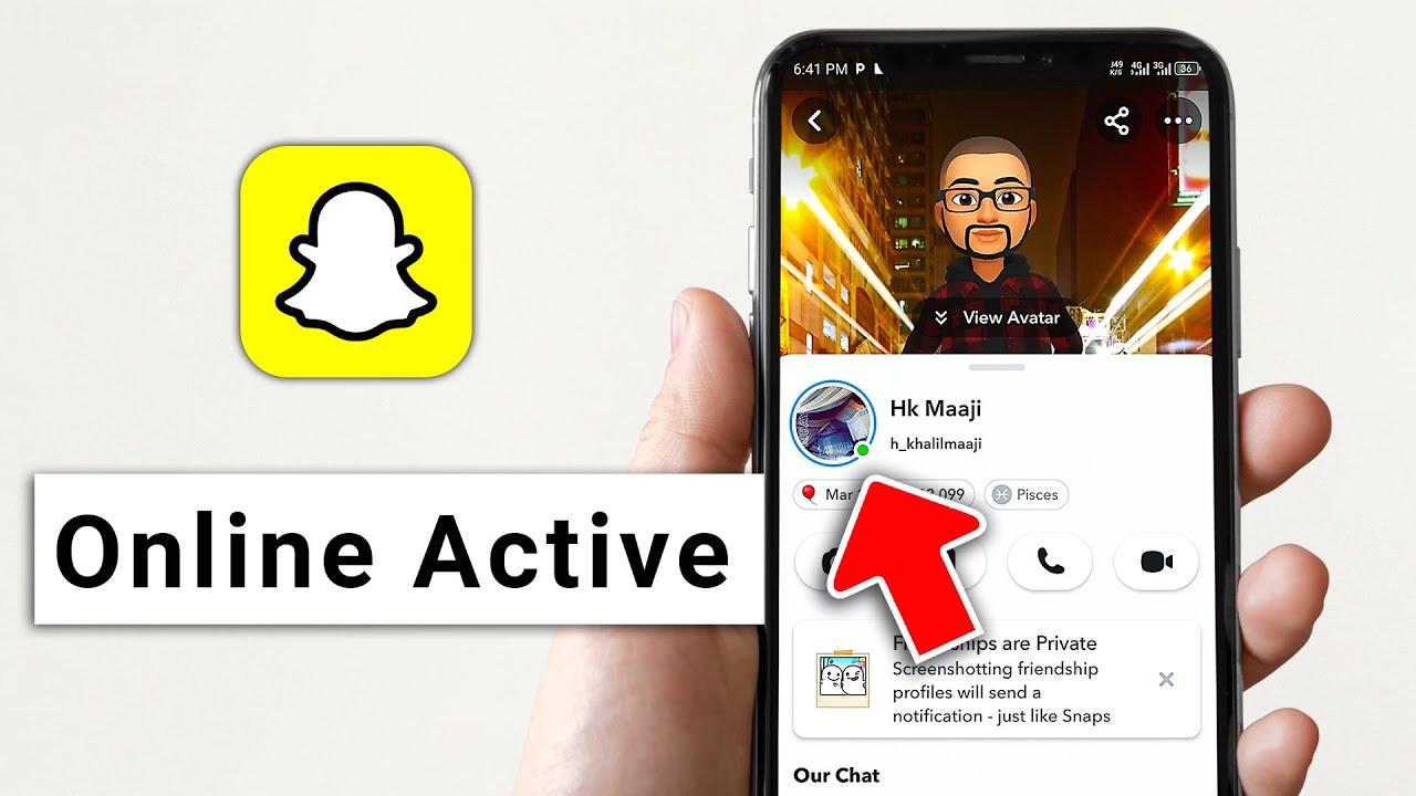 How to know if someone is active in Snapchat - YouTube