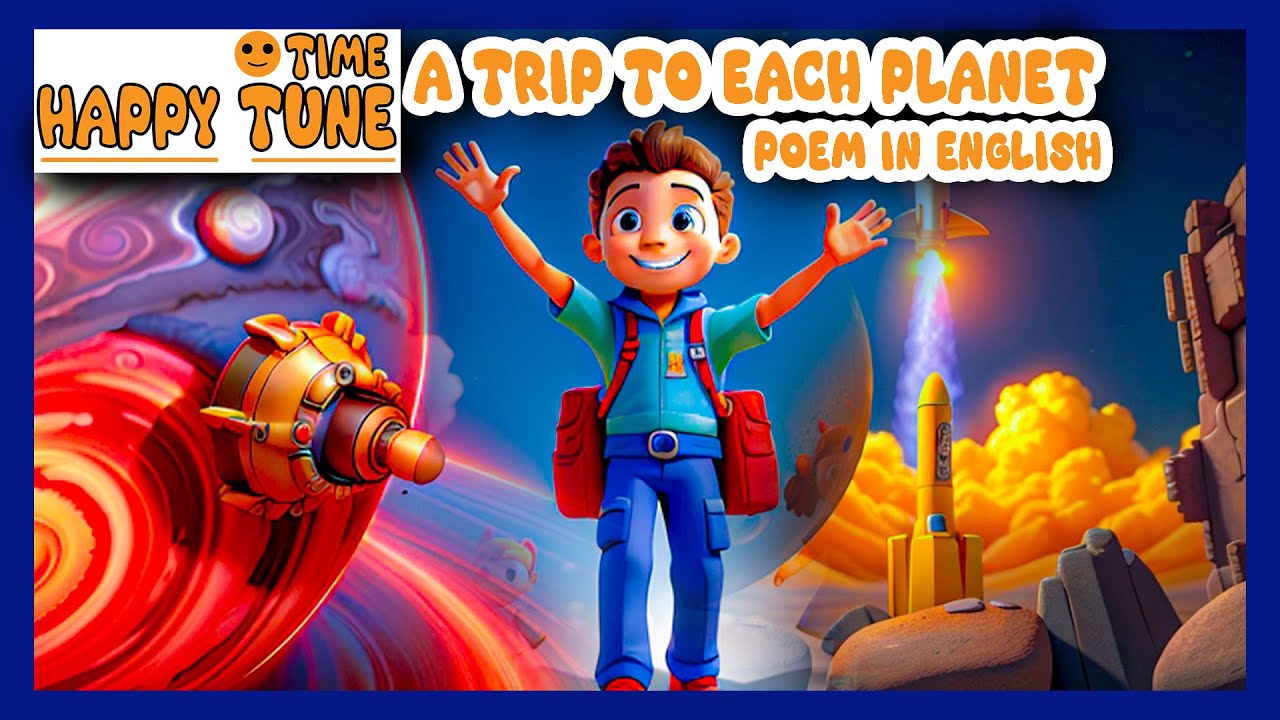 A Trip to Each Planet Poem in English | Happy Tune Time & Kids Song ...
