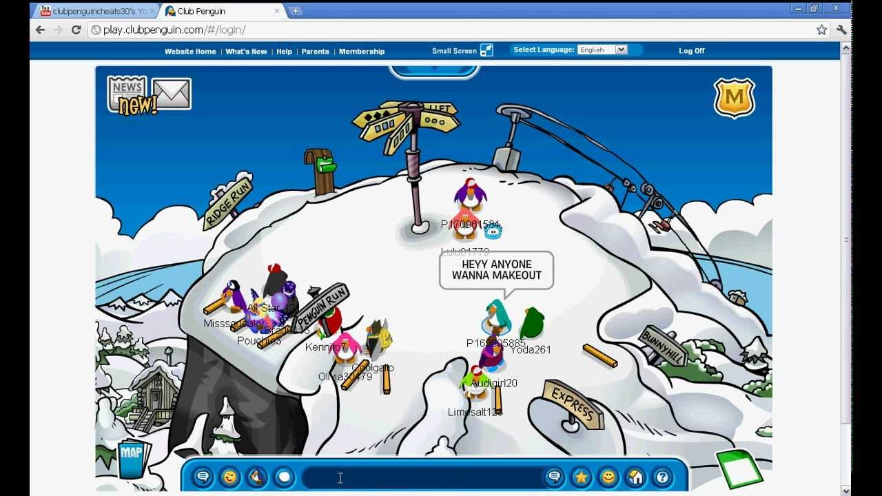 Club Penguin: How to Swear! - YouTube