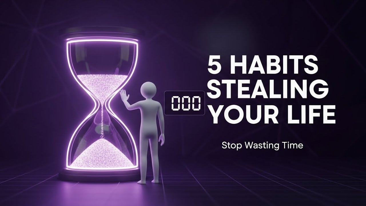 Stop Wasting Time 🕐: 5 Habits That Steal Your Life - YouTube