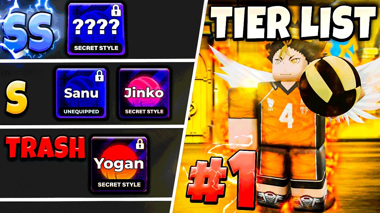 THE #1 VBL PLAYER SECRET TIER LIST (Volleyball Legends) - YouTube