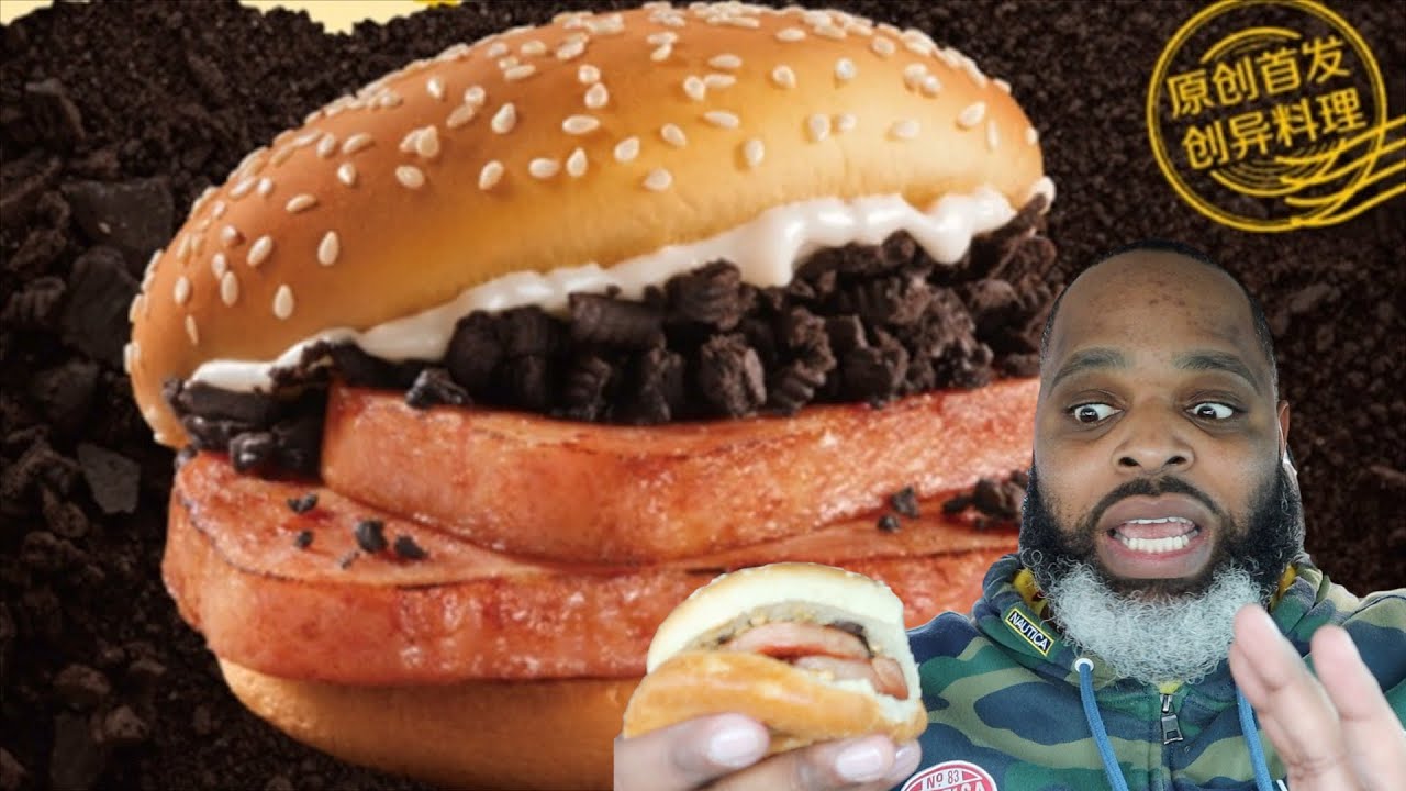 McDonald's Spam and Oreos Burger Review - YouTube