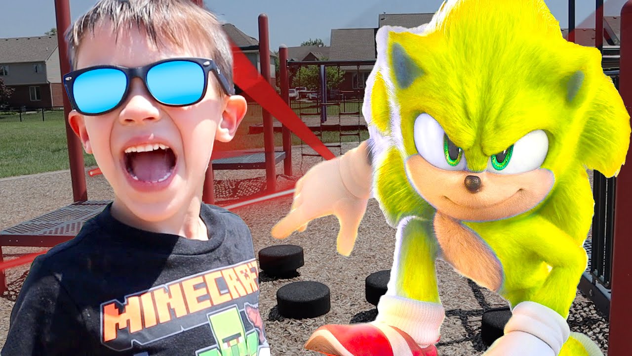RACING with Super Sonic 2 in Real Life! (He's SO fast) - YouTube