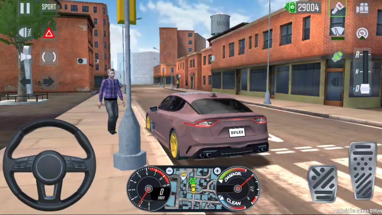 Car Simulation 2022 KIA Stinger Taxi Sim 2023 City Uber Driving Car ...