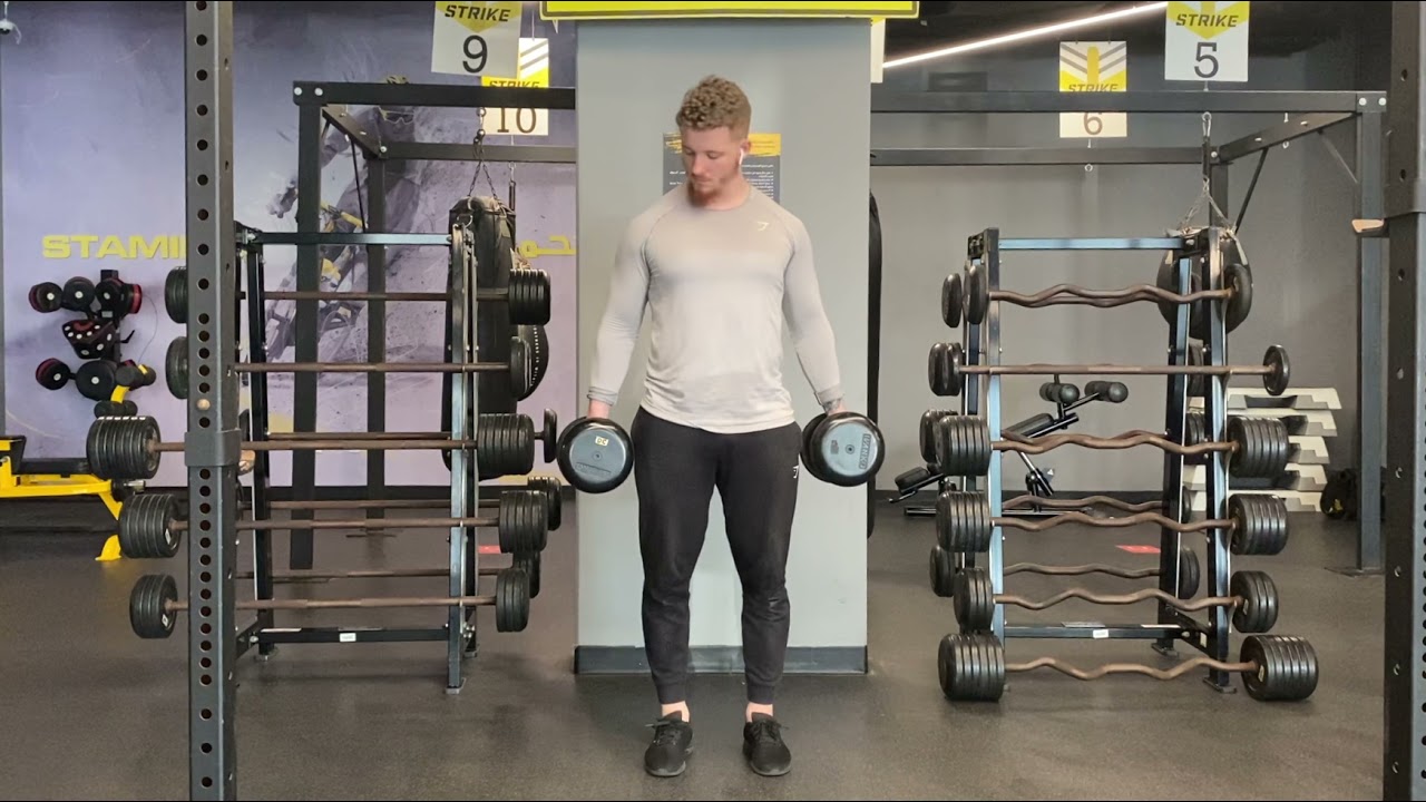 Alternate Dumbbell Twist Curl Demonstration - YouTube