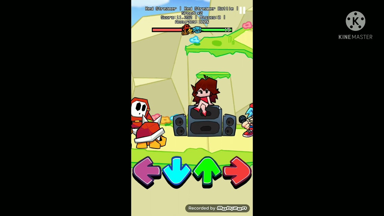 Friday Night Funkin Mobile // vs Paper Mario "Red Streamer Battle ...