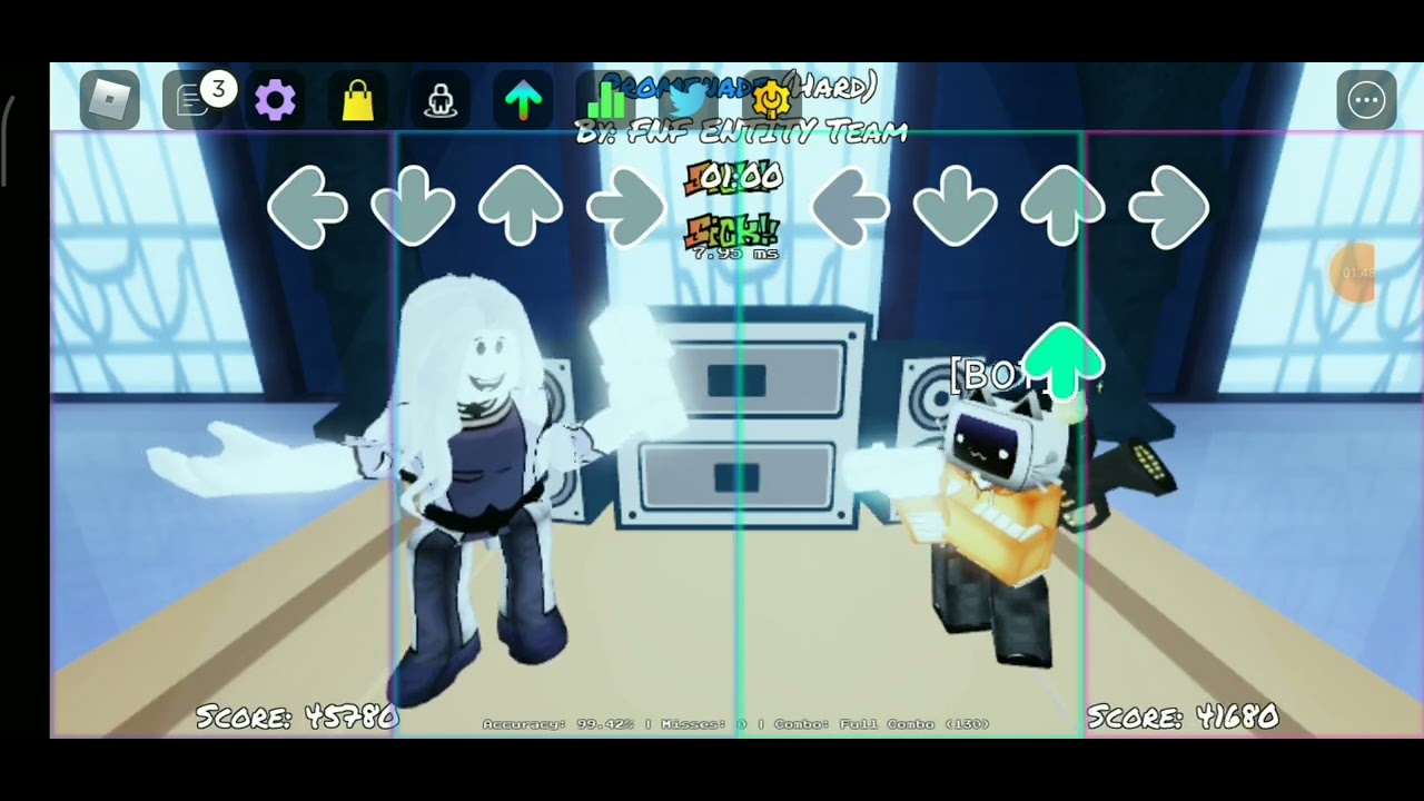 Pretending to be Nikusa in Roblox Funky Friday! - YouTube