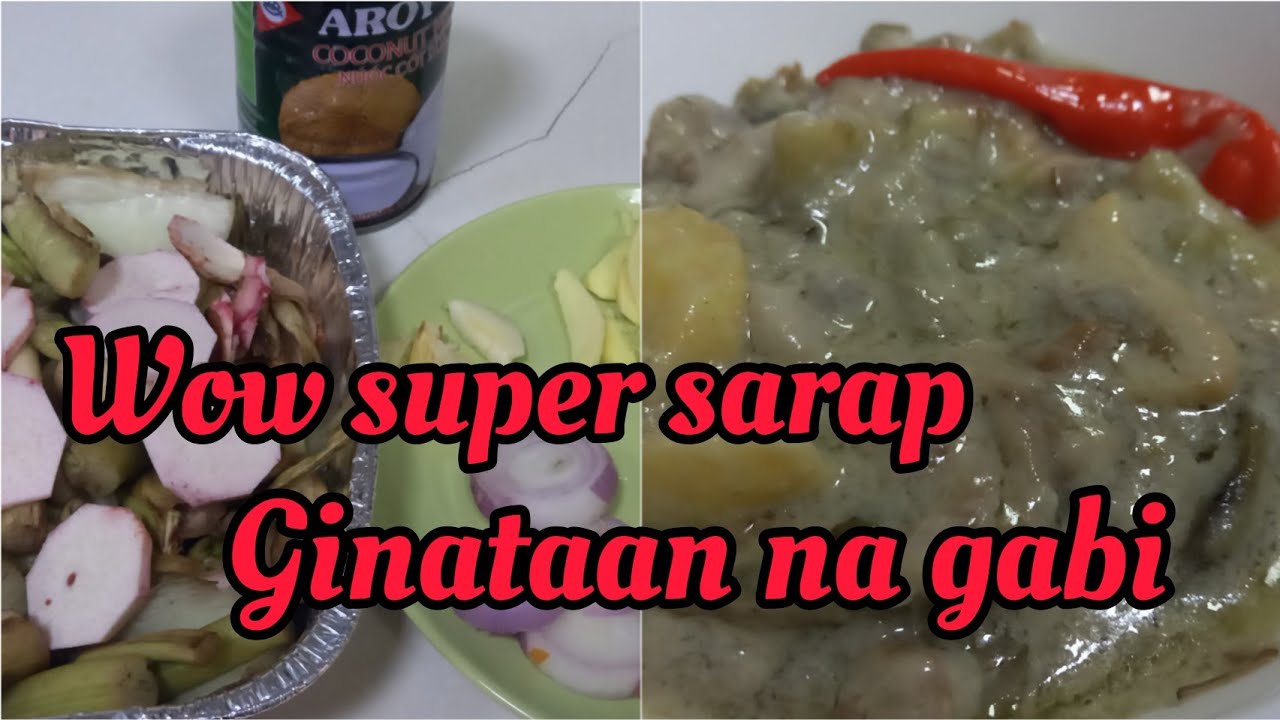 Ginataang gabi,super sarap #cooking #eating #ofwlife #panlasangpinoy # ...