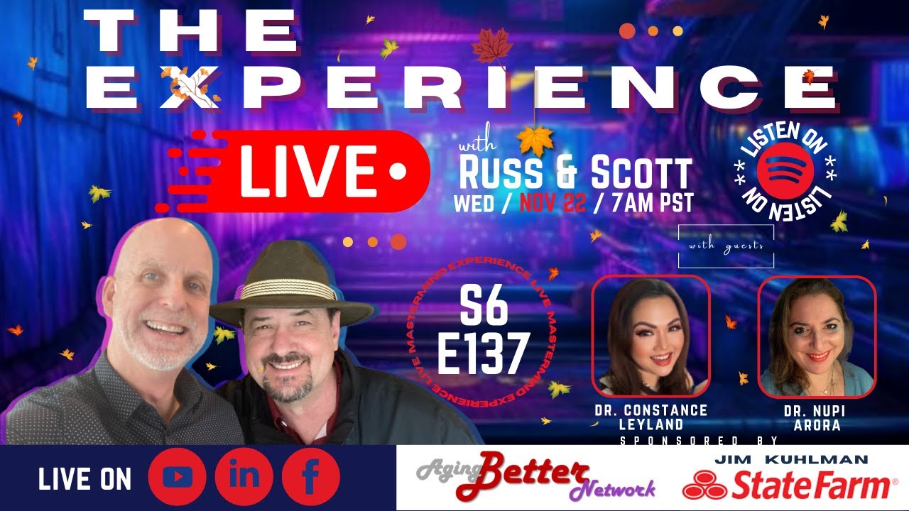 The Experience Live with Russ & Scott, S6E137, with Dr. CJ & Dr. Nupi ...