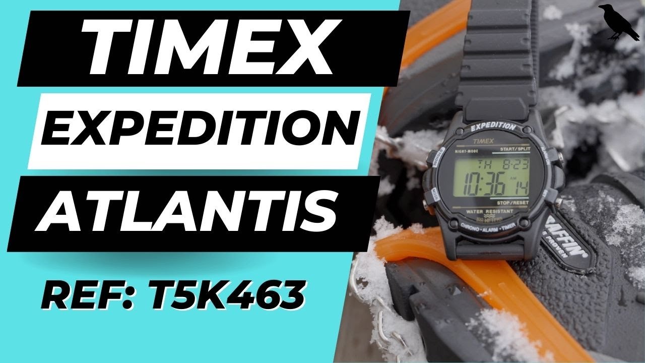 TIMEX EXPEDITION-ATLANTIS, Digital watch review/preview| Ref: T5K463 ...